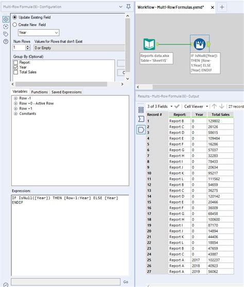 Tool Mastery Multi Row Formula Alteryx Community