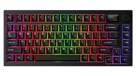 Tecware Spectre RGB Mechanical Keyboard In Black With Wraith Cocoa Brown Switches TWKB