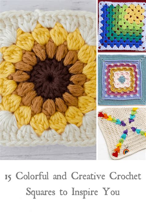 Stunning Crochet Squares With Free Patterns Love Life Yarn