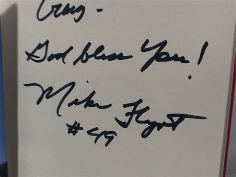The Senior By Mike Flynt Signed Autograph Hardcover Book 9780849920639