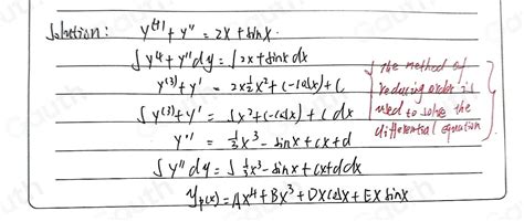 Solved If We Use The Method Of Undetermined Coefficients The General Form Of The Particular