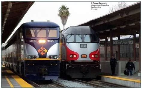Diridon Station In San José California On The Left An Amtrak