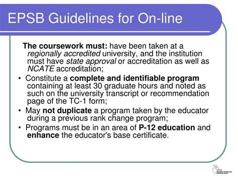 Ppt The Epsb Division Of Certification Presents… Powerpoint