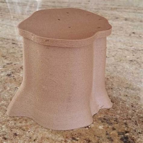 3d Printed Tree Trunk Box With Lid By Printinz Pinshape