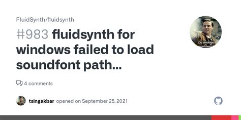 Fluidsynth For Windows Failed To Load Soundfont Path Containing Non