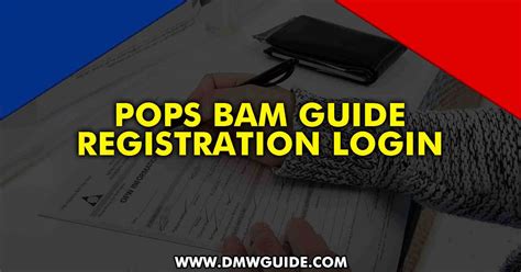 Pops Bam Online Login Registration For Ofws Dmw Guide