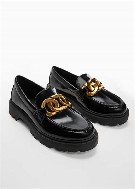 Mocasín Cadenas Mujer Mango Outlet España