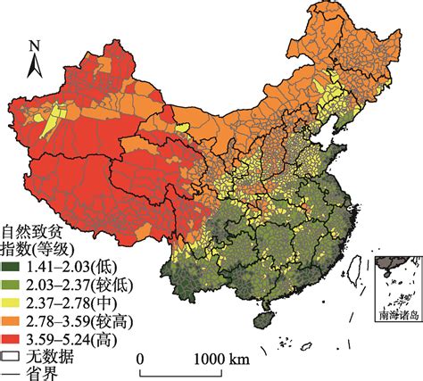 中国县域农村贫困的空间模拟分析