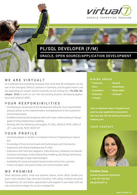 pdf pl sql developer f m virtual7 de€¦ · experience with oracle
