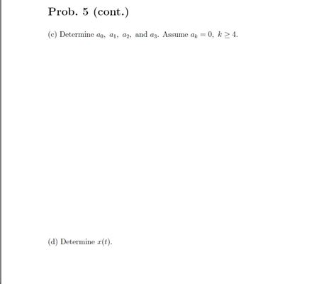 Prob 5fourier Serieslti Systems Eigenfunction