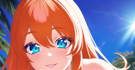Bikini Pool Boobs Mia Swimsuit Pixiv