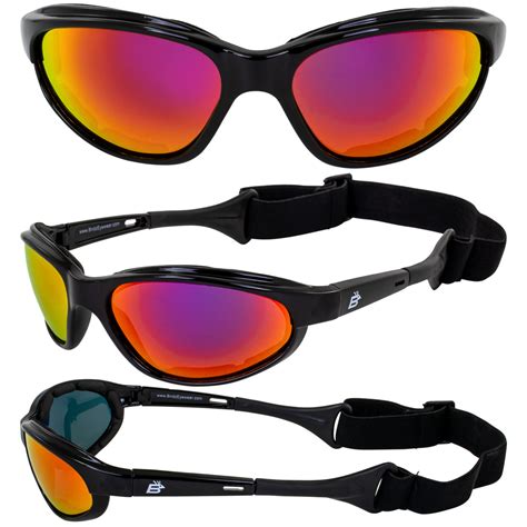Sail Motorcycle Sunglasses Red Revo Lenses