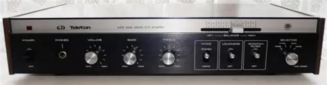 Vintage Teleton Solid State Stereo Hi Fi Amplifier Saq 206b Japan Working £59 99 Picclick Uk