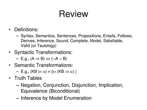 propositional logic methods of proof part ii ppt download