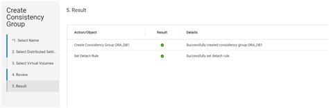 Create A Metro Node Distributed Consistency Group Dell Powerstore Metro Node With Oracle