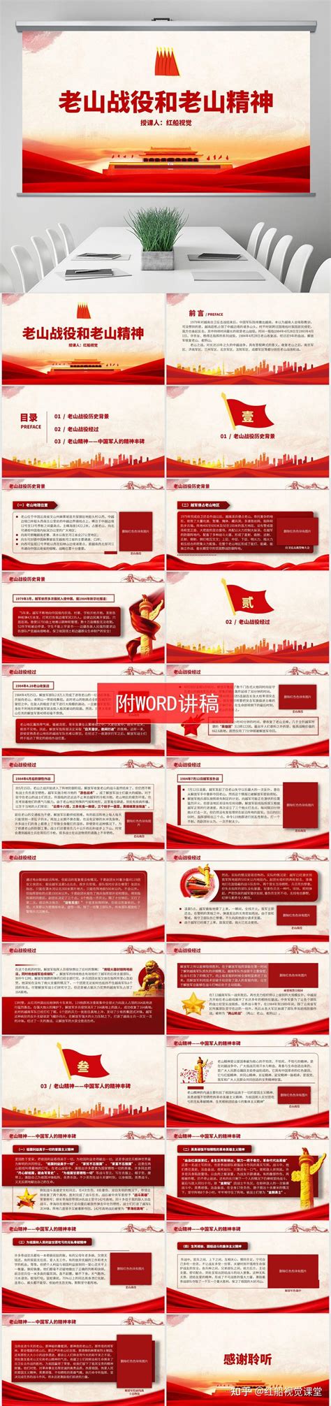 学习老山战役和老山精神PPT课件分享 知乎