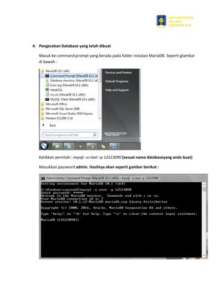 Instalasi Konfigurasi Mariadb Pdf