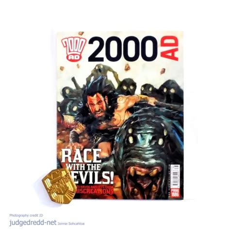 2000ad Prog 1886 Judge Dredd Comic Issue Very Good To Excellent