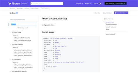 Creating FortiGate Config With Terraform Networking Lab