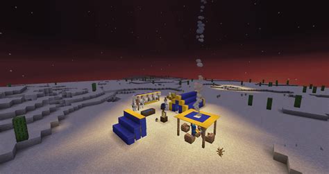 I Made A Wandering Trader Outpost Camp In The Desert Rminecraft
