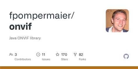 github fpompermaier onvif java onvif library