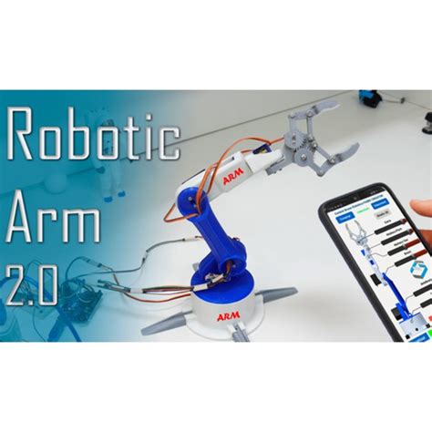 Jual Diy Arduino Robot Arm With Smartphone Controlprint 3d Rangka Saja Shopee Indonesia