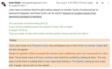 The New Glitch Allowing Transfer Of Mainland Items To Rookgaard Has