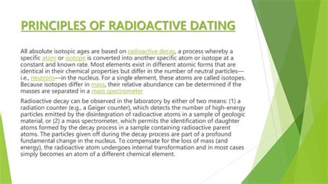 Radioactive Dating U Pb 2 Pptx