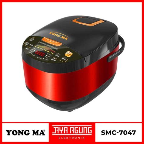 Jual Magic Com Digital Upgrade Yongma Smc 7047 Red Rice Cooker Yong Ma 2l Di Seller Laris Plaza
