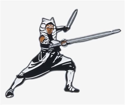 Star Wars Ahsoka Spinning Lightsaber Pin At Hot Topic Disney Pins Blog