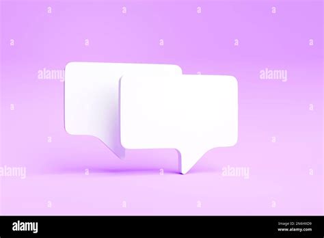 Speech Bubble On Pink Isolated Background Quote Box Frame Post Text Quotes D Illustration