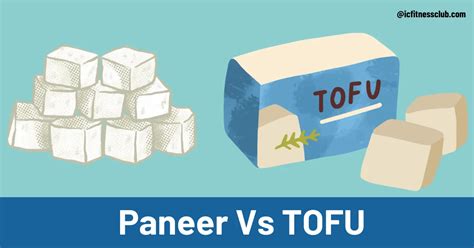 Paneer Vs Tofu IC Fitness Club