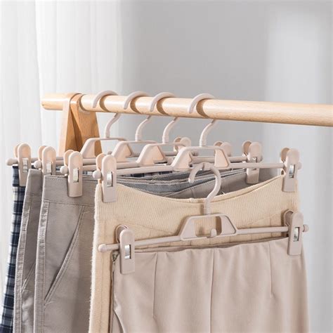 Sg Seller Hanger Trouser Clip Hanger Plastic Hanger Seluar Hanger
