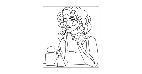 Actress Woman Coloring Pages For Adults Print And Online