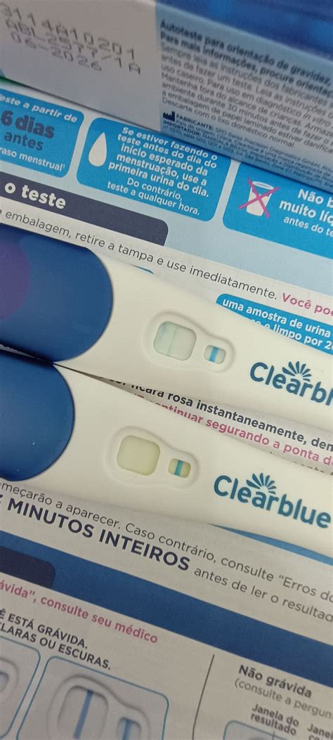 Teste clearblue saiba antes positivo fraco ou linha de evaporação
