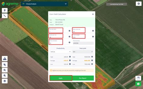 Corn Calculator Agremo