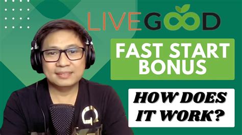 Livegood Fast Start Bonus How Does It Work Coach Fernan Youtube