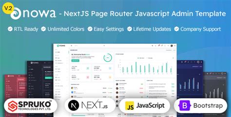 Nowa Nextjs Javascript React Bootstrap Admin Dashboard Template By Spruko