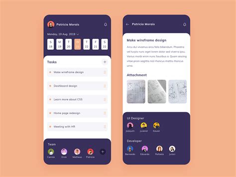 Task Management App Behance