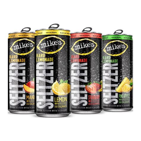 Mikes Hard Lemonade Seltzer Variety Pack 12pk Country Sips