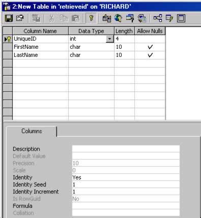 Retrieving Unique Id After Insert With Sql Server Articles
