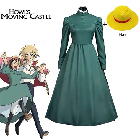 Sophie Cosplay Dress Howls Moving Castle Green Vibes Kawaii Stop
