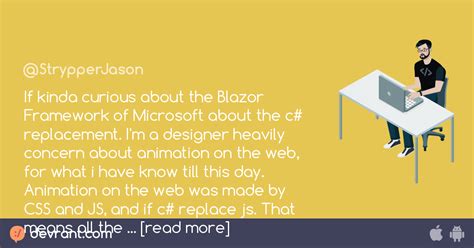 Javascript If Kinda Curious About The Blazor Framework Of Microsoft About The C Replacement