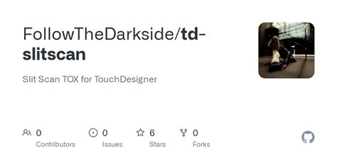 Github Followthedarkside Td Slitscan Slit Scan Tox For Touchdesigner