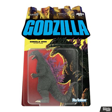 Super7 Toho Godzilla 2000 Reaction Figure Sugo Toys Action