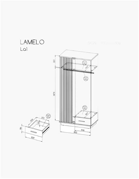 Szafa Lamelo La1 Salon Meblowy Ajron Limanowa