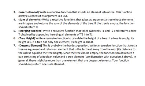 question 3 binary search trees bst with lambda