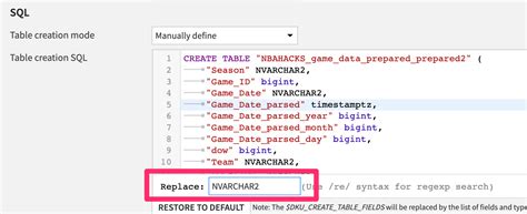 How To Change Oracle Data Storage Type Dataiku Community