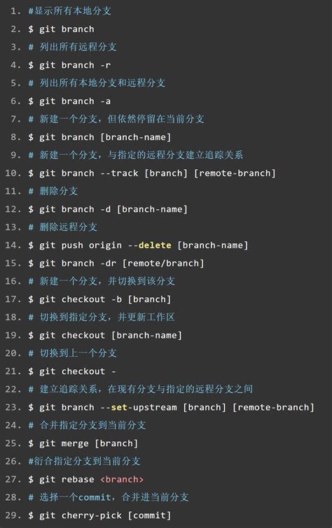 Git常用命令速查表（收藏大全） Csdn博客