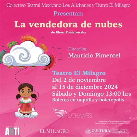 La vendedora de nubes llega al Teatro El Milagro un viaje de sueños